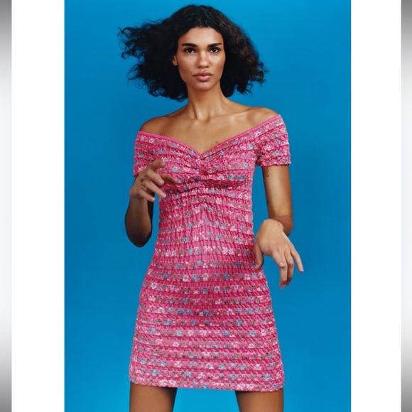 Zara | Dresses | Zara Knit Mini Dress | Poshmark